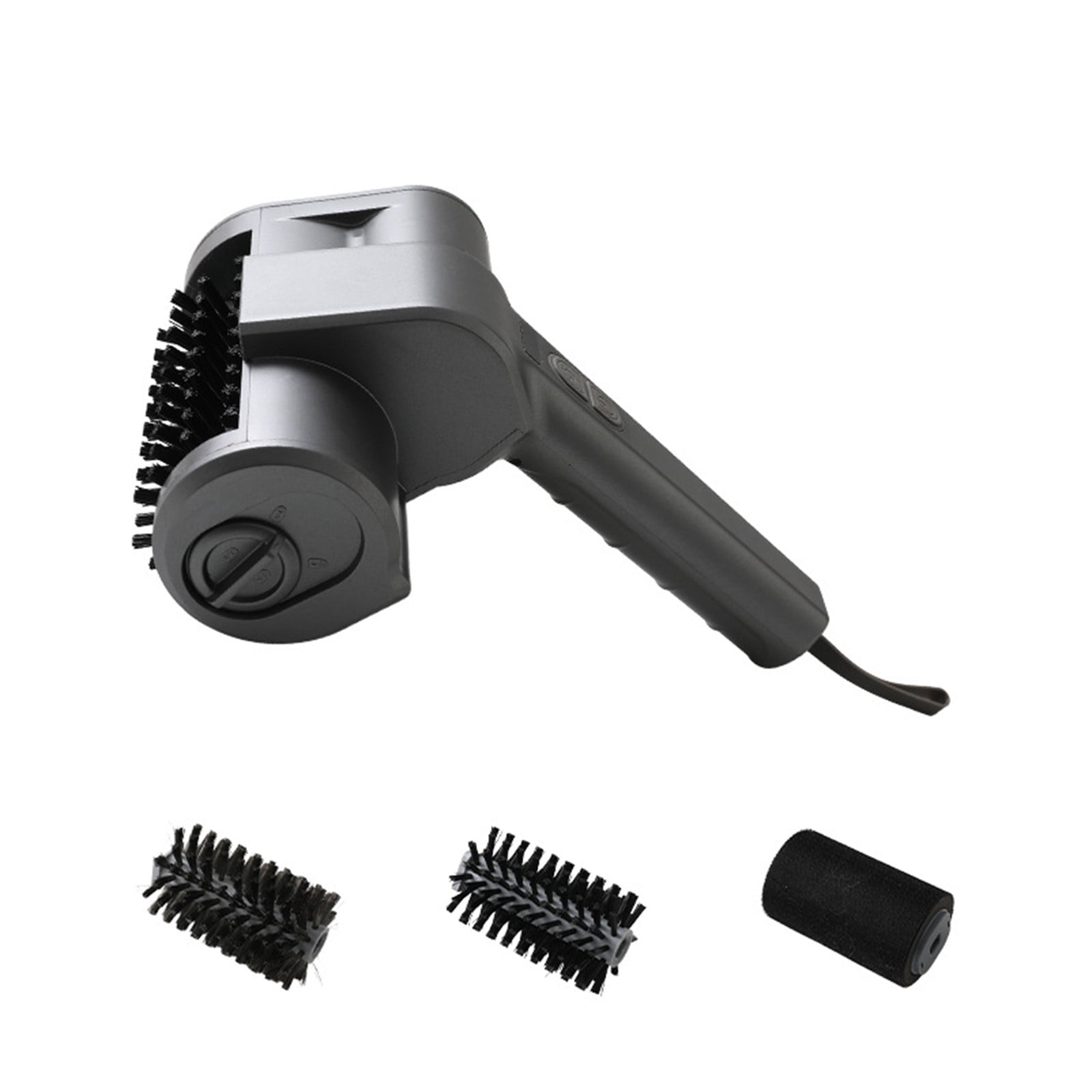 Electric Grill Cleaning Brush with 3 Interchangeable Heads, Wireless ...