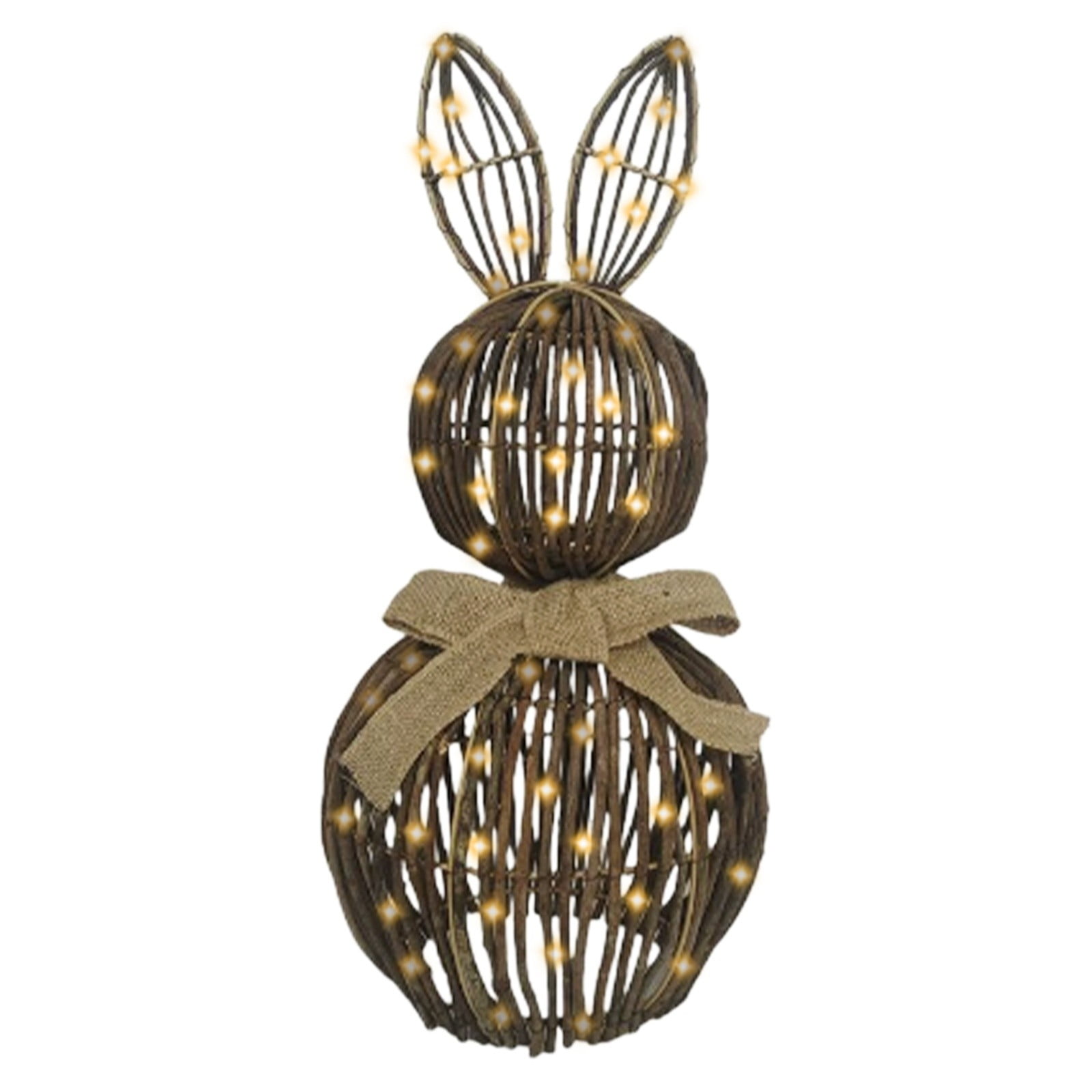 Click here for Oueyxio Easter Large 20 Wicker Easter Bunny Lit Li... prices