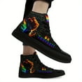 Coolcustomize Men's Pride Month High-top Love Sneakers, LGBT Rainbow ...