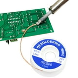 Desoldering Copper Wick for Solder Removal, 2.5mm Width, 5' Length ...