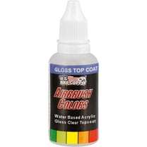 U.S. Art Supply 1-Ounce Protective Clear Gloss Top Coat Airbrush Paint ...