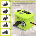 For Ryobi For Car Li- Battery Adapter Step Down Converter 18V To 12V ...