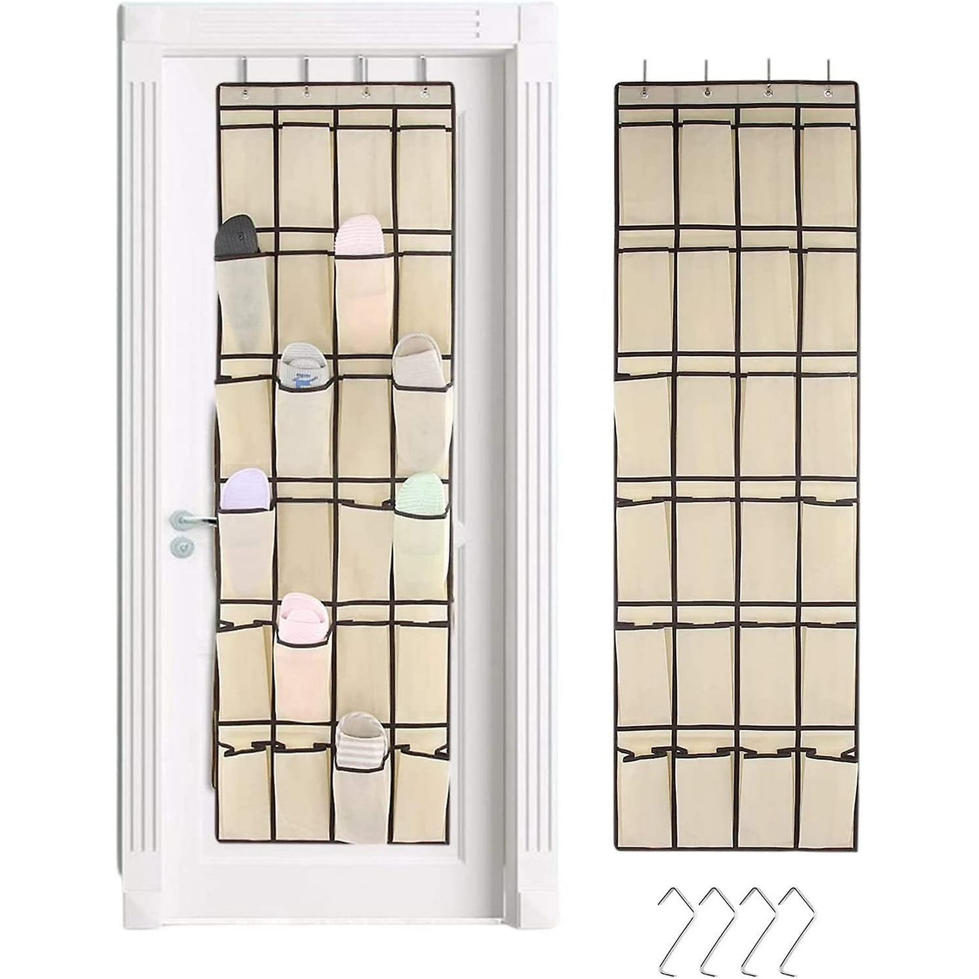 Click here for Geecy 24 Pockets Over The Door Shoe Organizer Hang... prices
