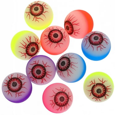 Sycnfun 24 Pcs Halloween Eyeballs Plastic Fake Realistic Eyeballs ...