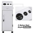 BarberPub Beauty Salon Trolley Cart with Hair Dryer Holder, Lockable ...