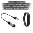 Fitbit Flex 2 Charger with Reset Button Replacement USB Charging Cable ...