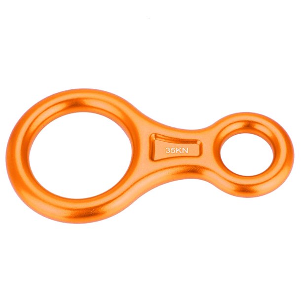 35KN Figure 8 Word Rope Descender Rappel Ring Rock Figure 8 Rope ...