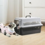 Portable Hard Sided Pet Carrier Transport Box Animal Carrier Organizer ...
