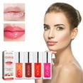 Raspberry color Hydrating Lip Oil Plumping Lip Tint Moisturizing Lip ...