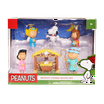 Peanuts Christmas Nativity Figure Set with Snoopy, Manger Scene ...