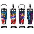 30oz Sml Cartoon Jef-,fy Tumbler with Top Handle and Straw Lid ...