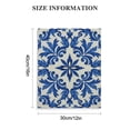 Abstract Navy Blue Ethnic Boho Canvas Print, Wall Decor For Bedroom ...