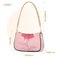 ALAZA A Rose Flower Women's Chain Shoulder Bag Hobo Handbag Tote ...