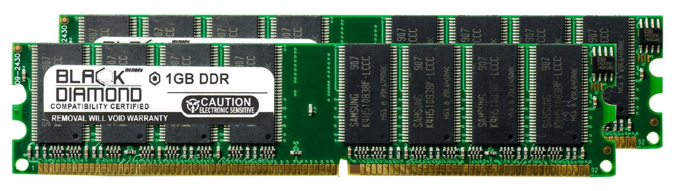 2GB 2X1GB Memory RAM for Intel D Series D865GRH 184pin PC3200 400MHz ...