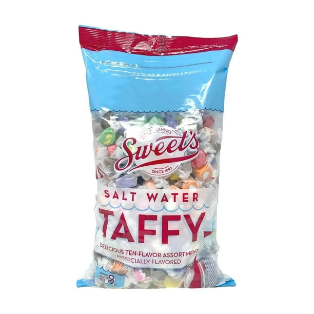Sweet Candy Assorted Salt Water Taffy, Resealable (4 Pounds) - Walmart.com