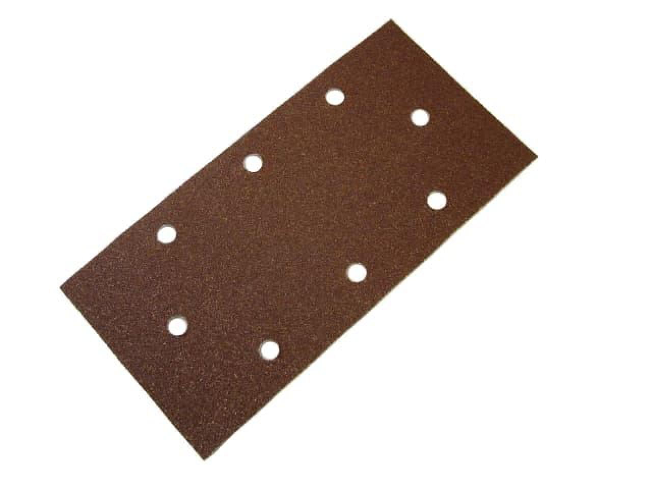 Faithfull - 1/3 Sanding Sheet B/D Perforated Assorted (Pack 5 ...