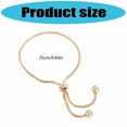 Versatile Sliding Closure Copper Snake Bone Chain Lightweight Beaded ...