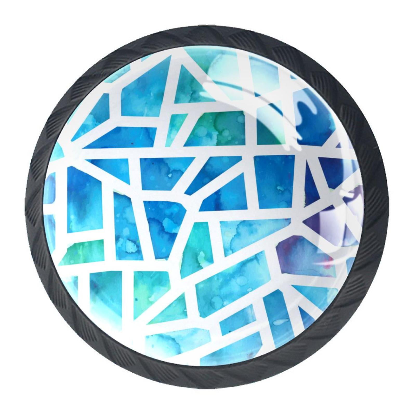 4 Pcs Triangle Mosaico Knobs for Kitchen Cabinet Cupboard Dresser ...