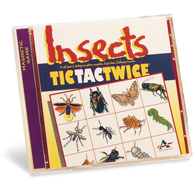 Talicor 805MI Insects Magnetic Tic Tac Twice Game - Walmart.com