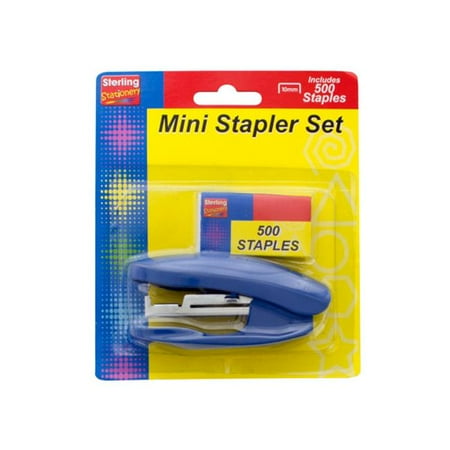 Bulk Buys OP591-48 Mini Stapler Set -Pack of 48 | Walmart Canada