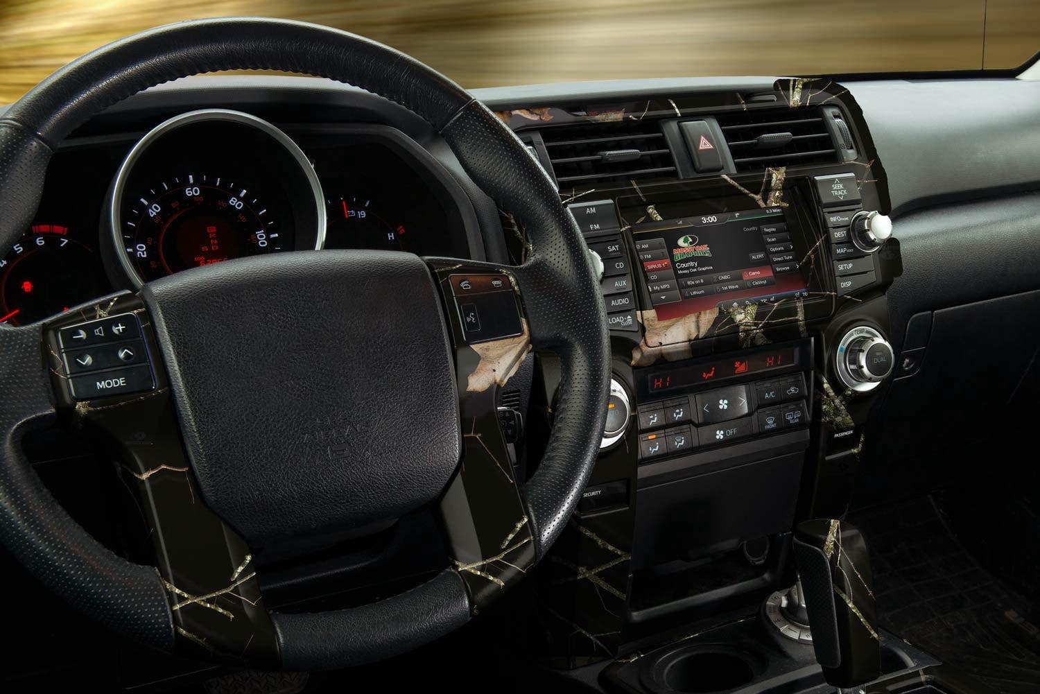 Auto Interior Skin - Camo Dash Kit - Lifestyle Black - Walmart.com
