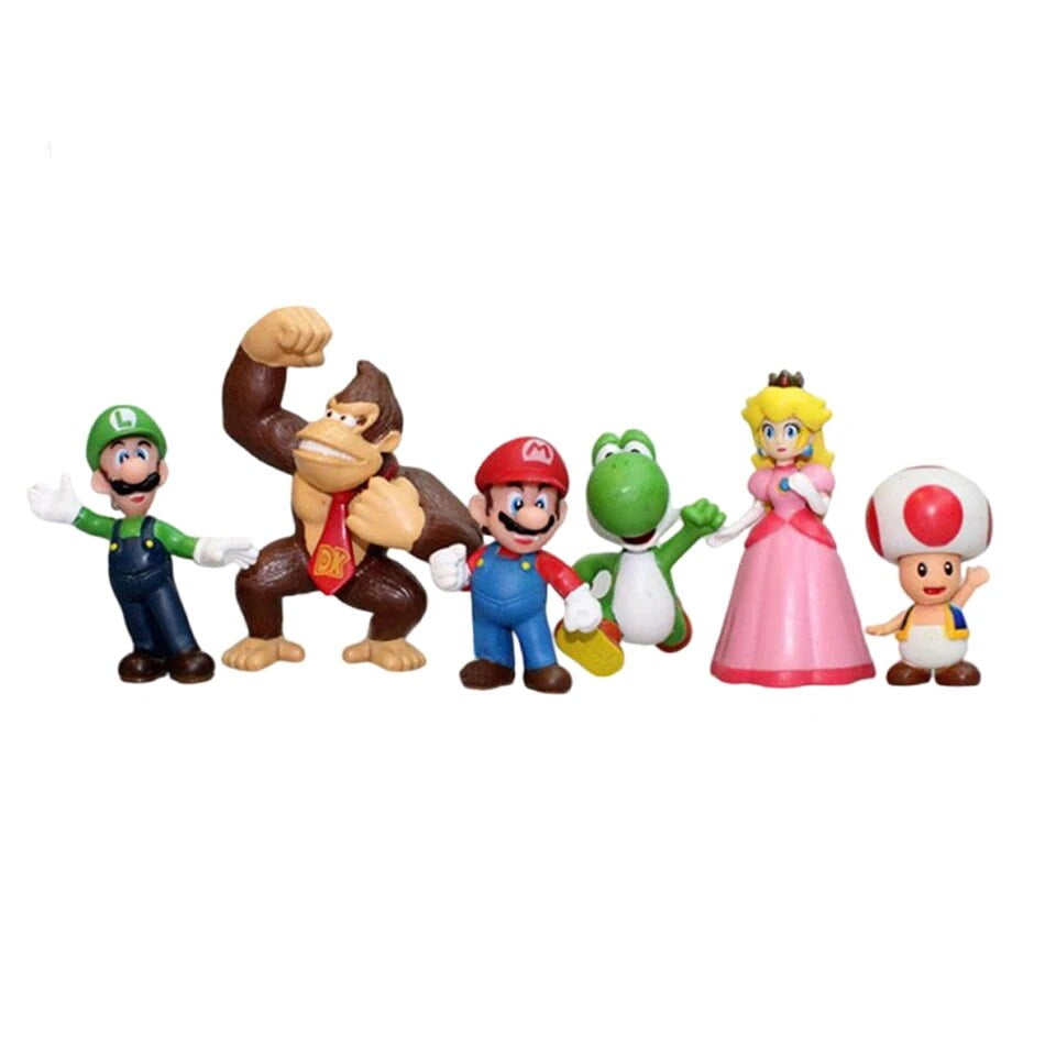 Click here for Senbaidali 6pcs/Set 4-7cm Super Mario Bros Pvc Act... prices