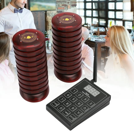 Coaster Pager, Queuing Paging System, 20 Coaster Pagers Queuing Calling ...
