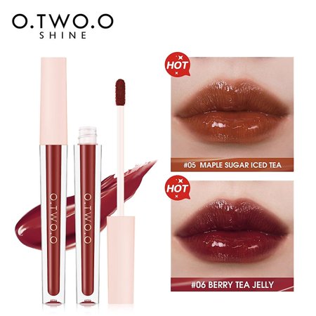 Glossy Liquid Lipstick Lip Tint Moisturizing Long-lasting Makeup Non ...