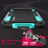 Murtisol 1100W Electric Treadmill, Foldable, Home Gym, with Bluetooth ...