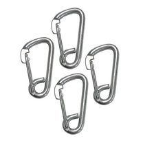US STAINLESS 2 Pieces Stainless Steel 316 Spring Hook Carabiner 1/4 ...