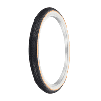 OG Lowrider Bicycle Wire Bead Tire In 24 X 2.125 Black/Gum Brick Tread ...