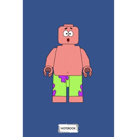 Lego Patrick Notebook: 6x9 120 Pages, Matte Finish Cover, Diary ...