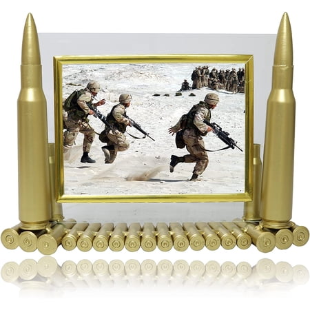 Table Top Bullet Photo Frame With Vario Caliber Bullet Shells | Walmart ...