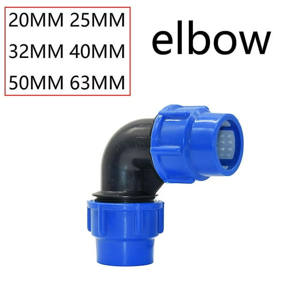 20/25/32/40/50/63mm Pvc Pe Tube Tap Water Splitter Plastic Quick Valve ...