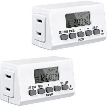 myTouchSmart Simple Set Indoor Plug-In Digital Timer, 1-Outlet, 36253 ...