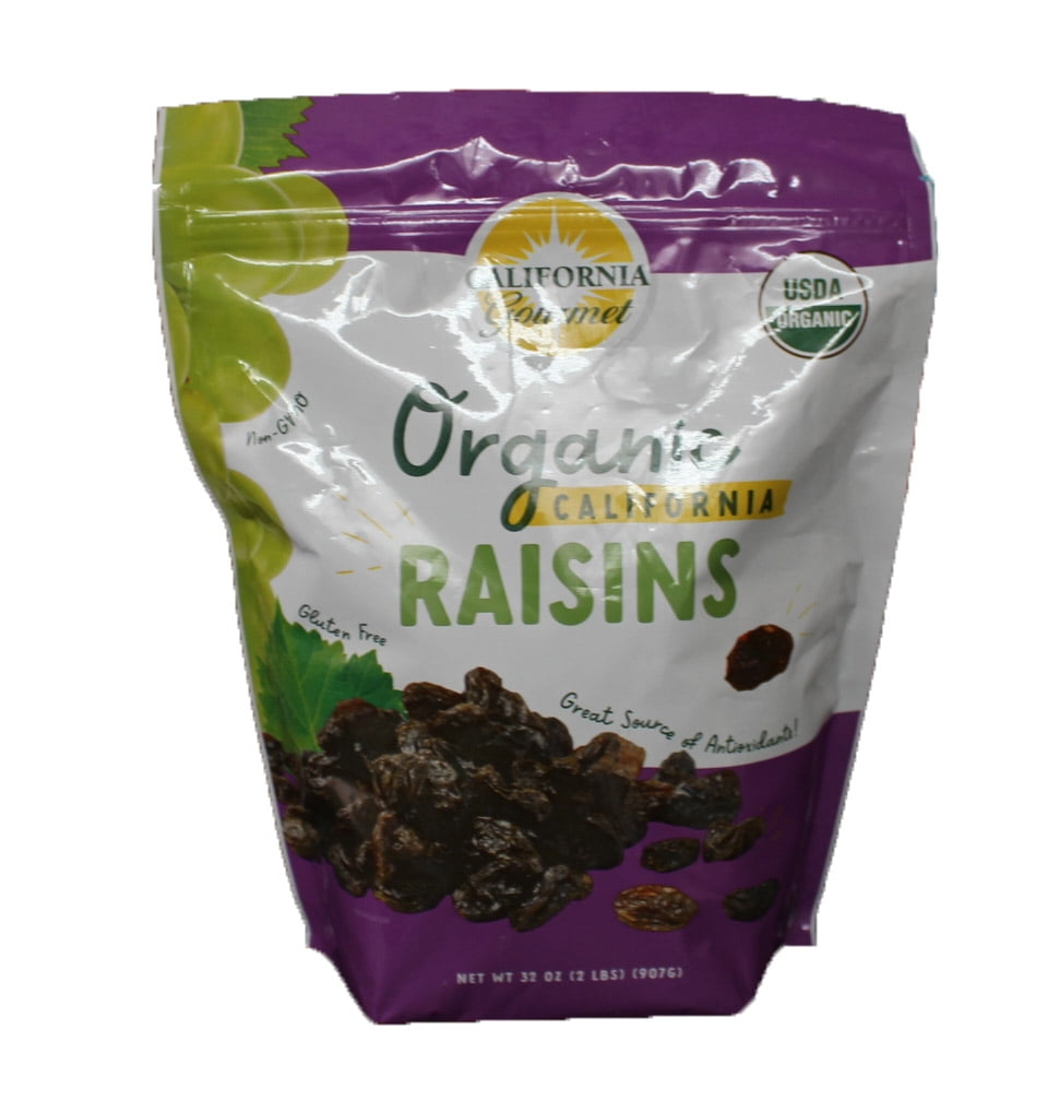California Gourmet Organic California Raisins 32 Ounce - Walmart.com