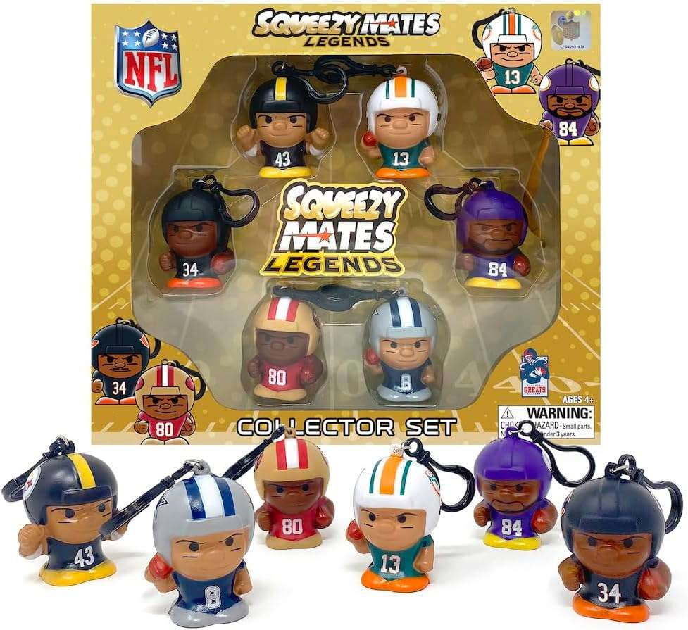 NFL Squeezy Mates Legends Collector Set - Walmart.com