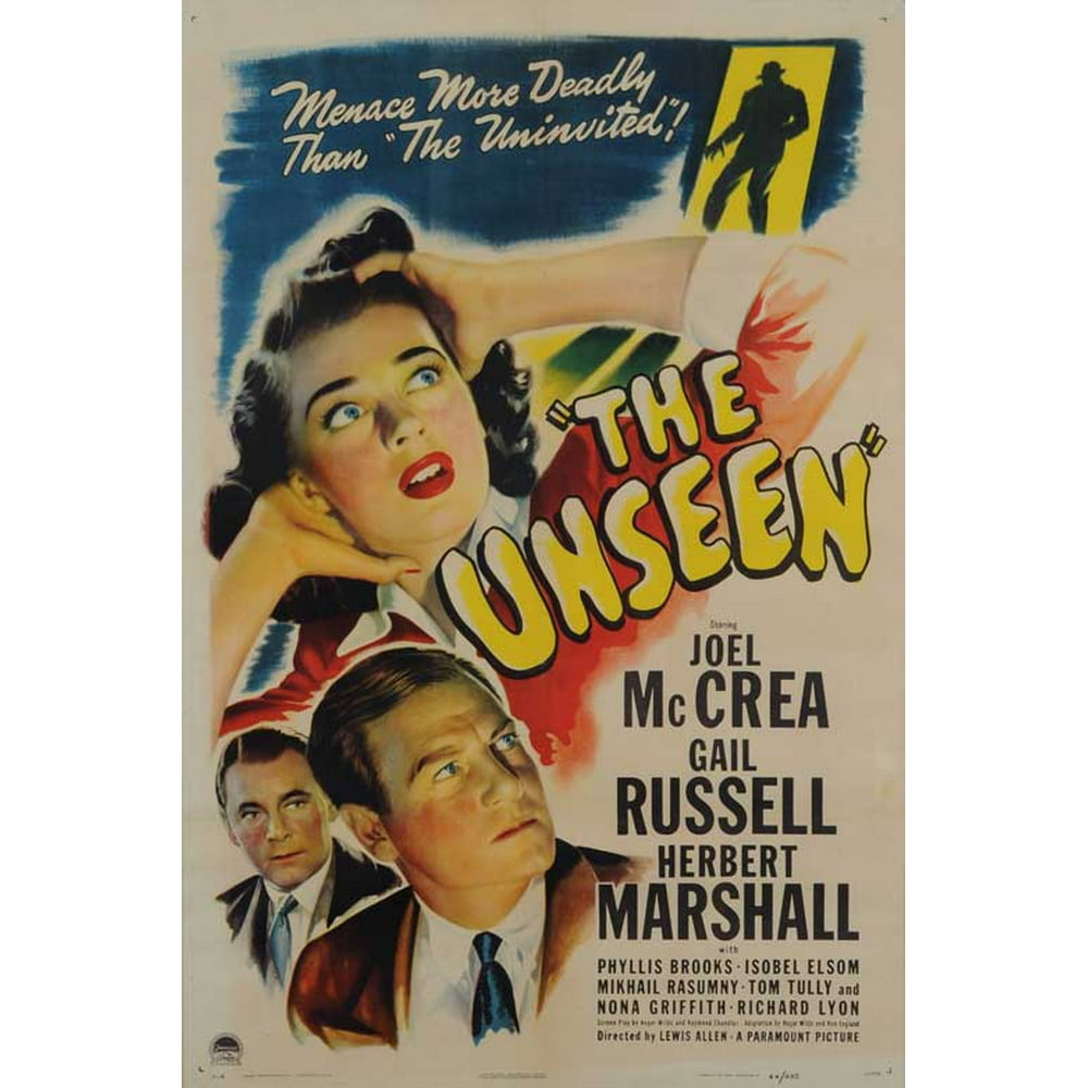 The Unseen - movie POSTER (Style B) (11" x 17") (1981) - Walmart.com ...