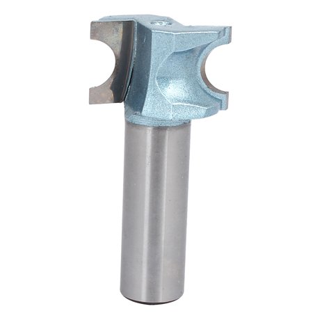 1/2" x 3/8" Double Flute Carbide Tipped Half Bull Nose Round Router Bit ...