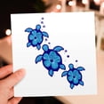 3drose, Hawaiian Honu Sea Turtles Island Design with Tropical Flower ...