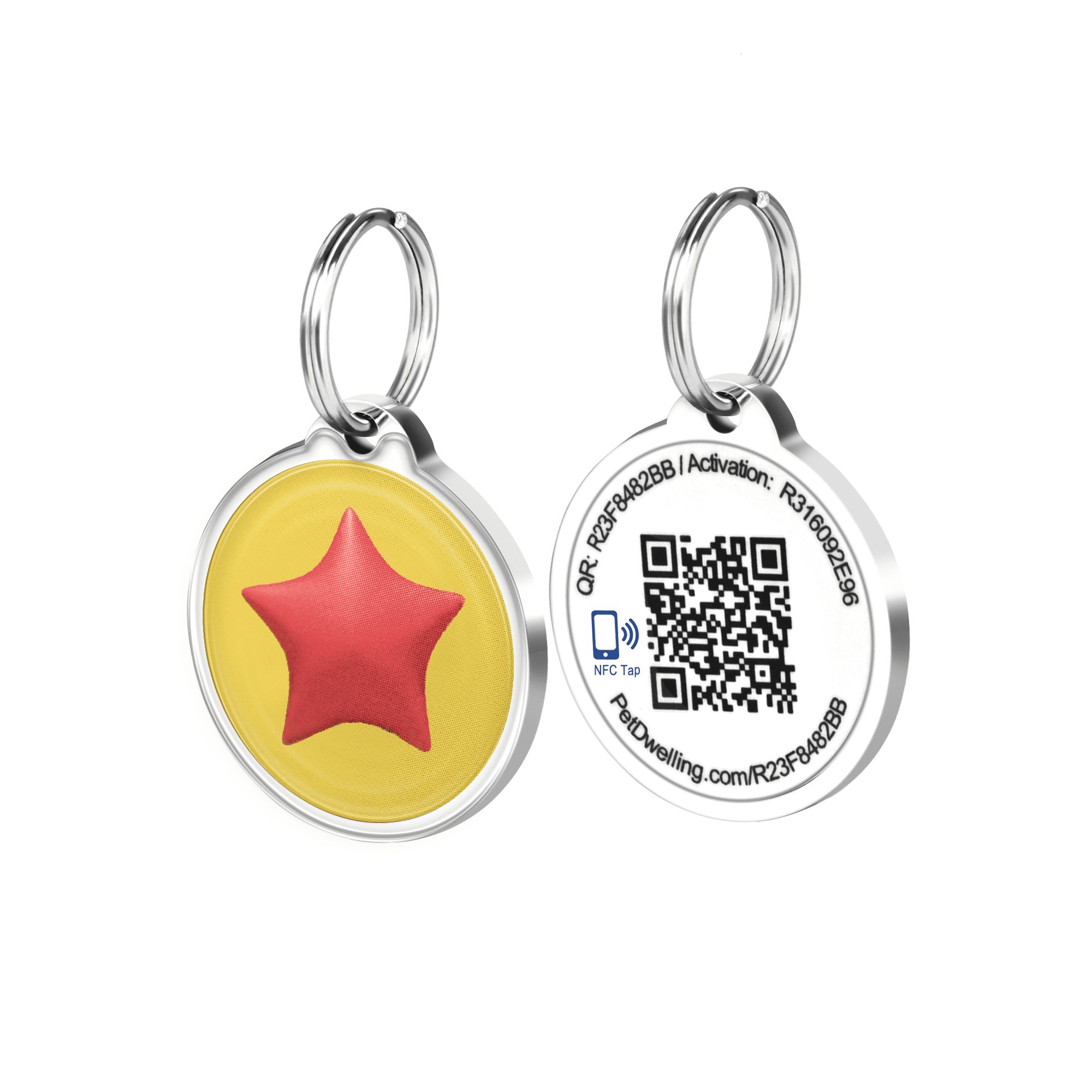Pet Dwelling Smart NFC-QR Code Pet ID Tag - Dog Tags - Cat Tags ...