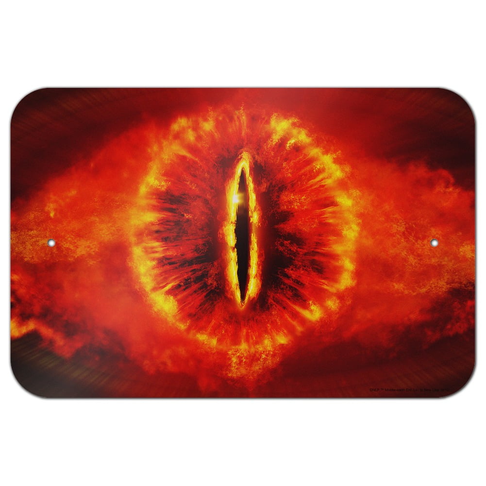 Lord of the Rings Eye of Sauron Home Business Office Sign - Walmart.com