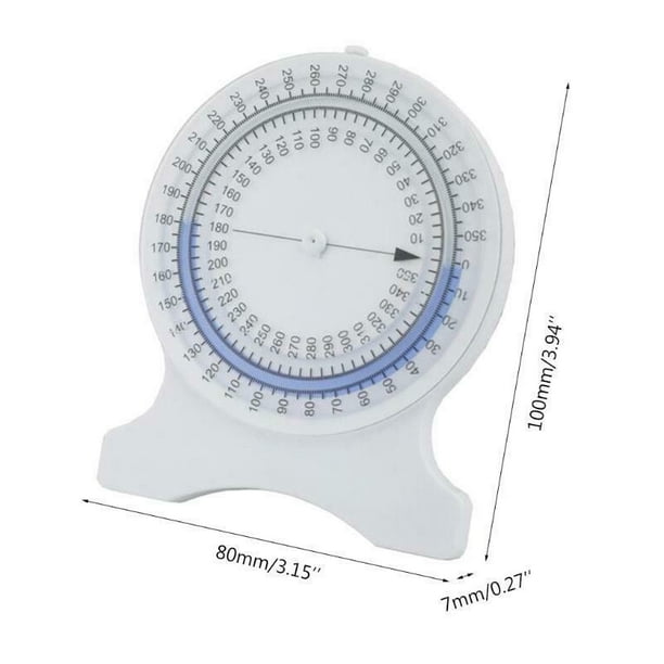 0-360° Slope Bubble Inclinometer for Physical Therapy Inclinometer ...