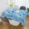 60x120in Square Printed Tablecloth Easy-Care Decorative Table Cloth for ...
