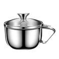 2-in-1 Stainless Steel Egg Separator with Sealed Lid & Built-In Mixing ...