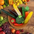 10 Pcs Fake Vegetables,Realistic Plastic Fake Fruit and Vegetable ...