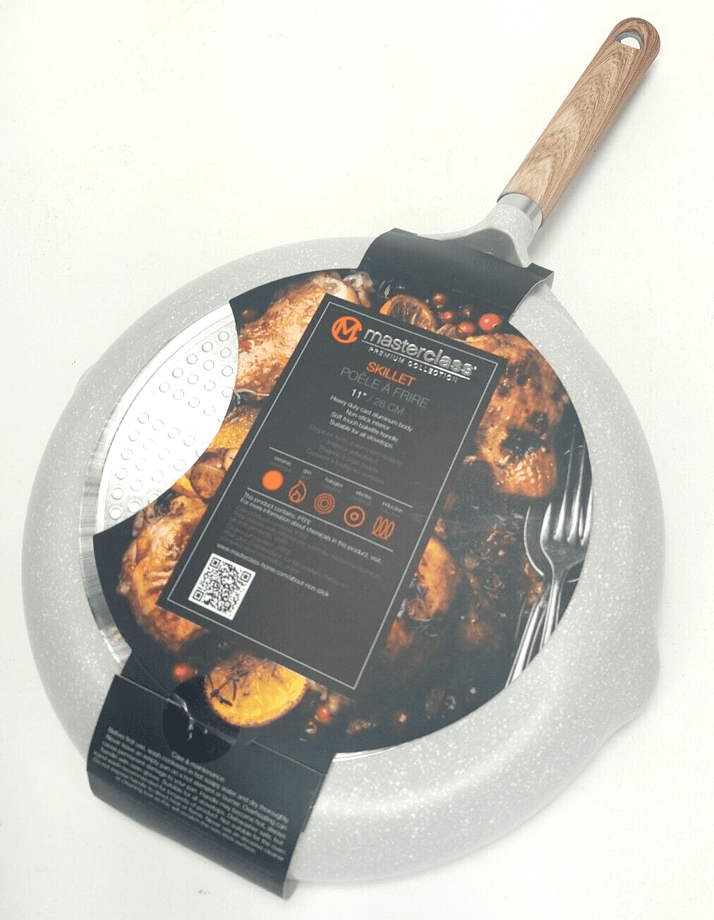 MasterClass 11in Non Stick Aluminium Heavy Duty Skillet Frying Pan Walmart