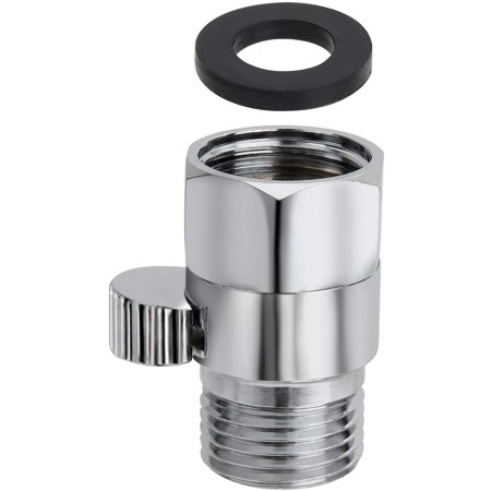 Shower Head Stop Valve Flow Control Stop Valve Brass Faucet Flow Rate ...
