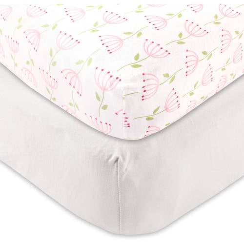 Touched by Nature Baby Boys' and Girls' Organic Cotton Fitted Crib ...