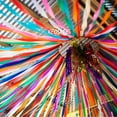 1-1/2 inch 20 Colors Satin Ribbon Set, 1.5" X2Yd x 20Rolls Rainbow ...